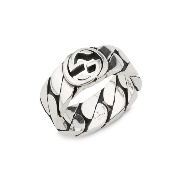 Gucci | Jewelry | Gucci Sterling Silver Interlocking G Ring | Poshmark